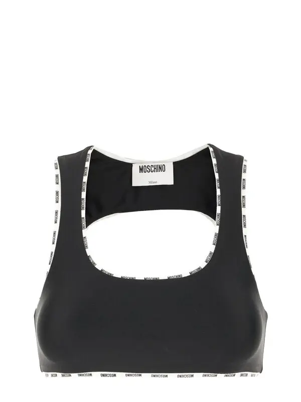 Moschino Cropped Tank Top - Multicolor