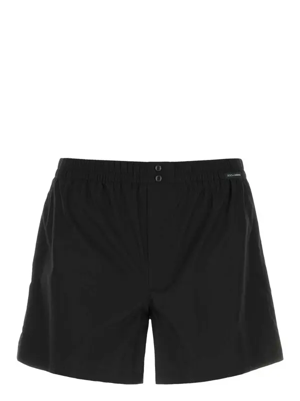 Dolce & Gabbana Poplin Boxer - Black