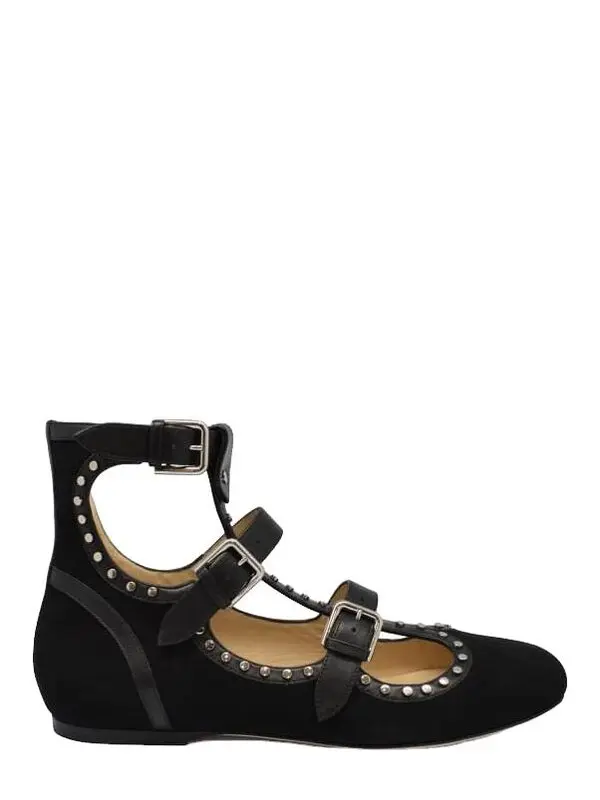 JIMMY CHOO Hartley Ballet Flats - Black