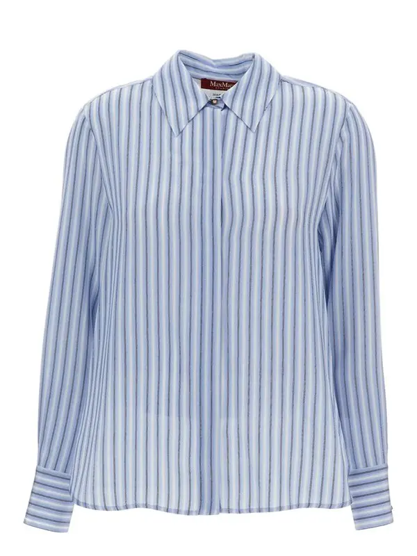 Max Mara Silk Shirt - Blue