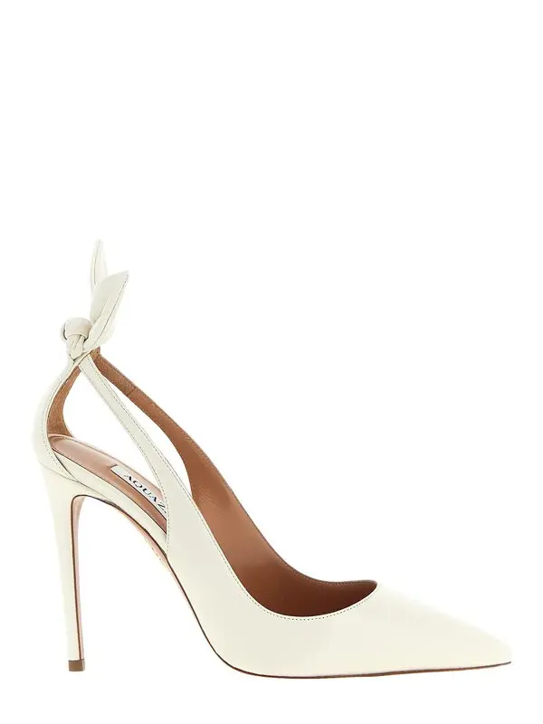 AQUAZZURA Bow Tie Pumps - White