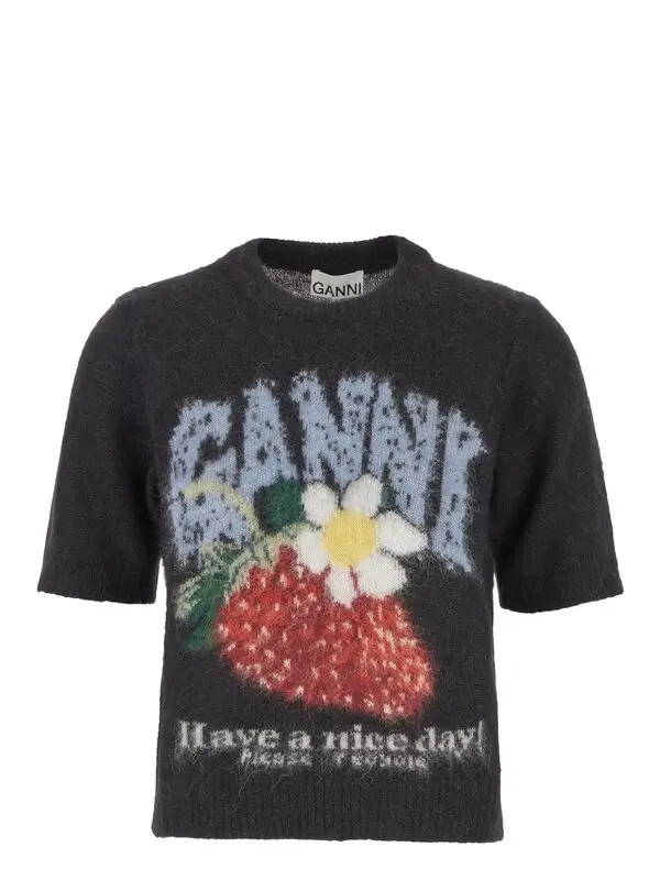 GANNI Graphic Knitwear - Multicolor