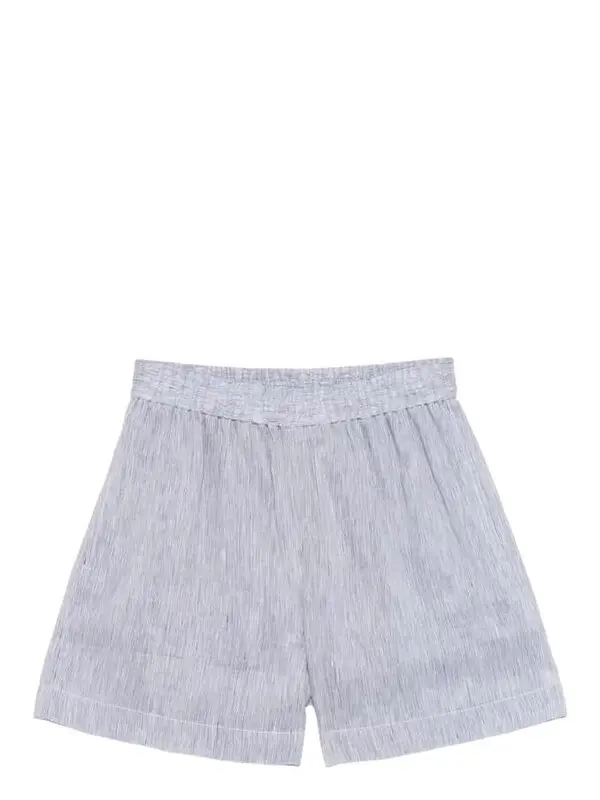 Brunello Cucinelli Striped Shorts - White
