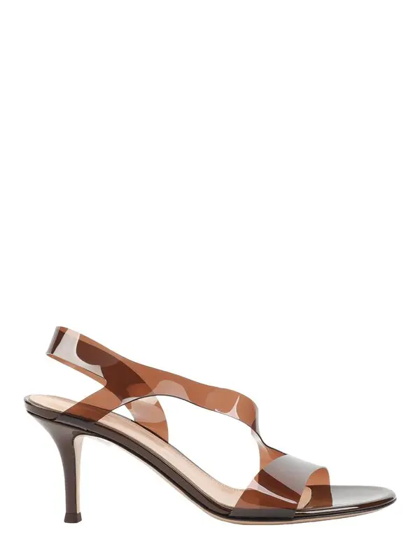 GIANVITO ROSSI Pvc Metropolis Sandals - Brown
