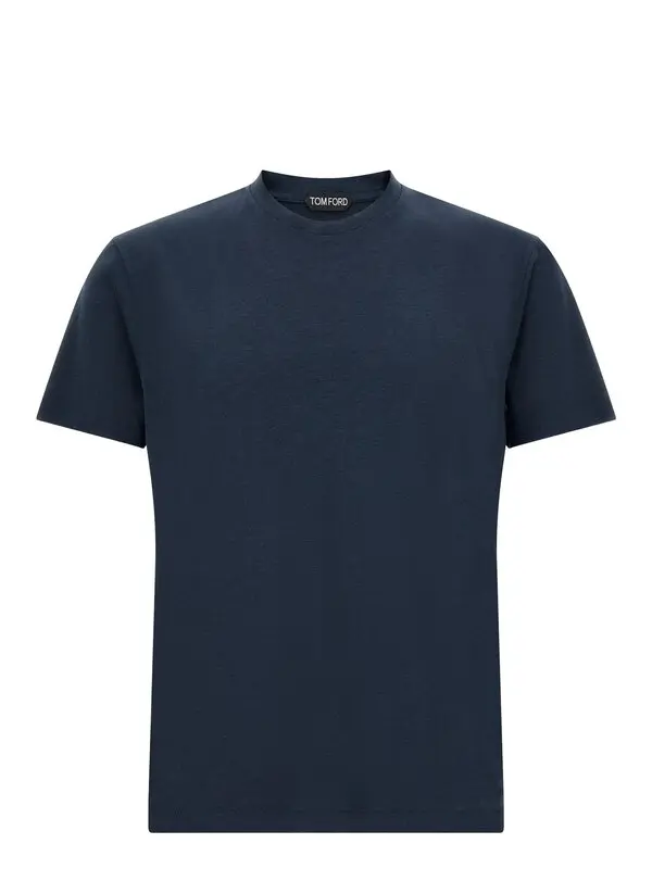 TOM FORD Crew-neck T-shirt - Blue