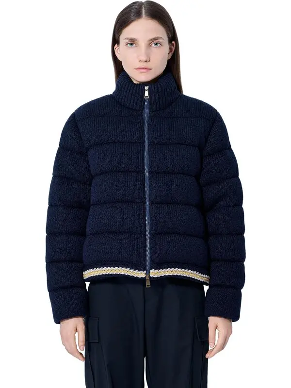 Moncler Padded High-neck Jacket - Blue