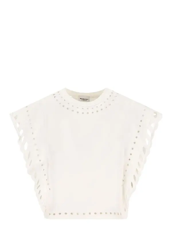 Isabel Marant Étoile Odyle Cotton Top - Multicolor