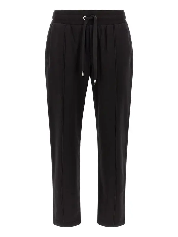 Dolce & Gabbana Logo Plaque Joggers - Black