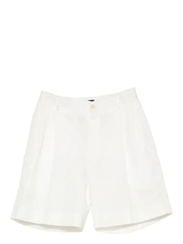 Brioni Bellagio Linen And Cotton Blend Shorts - Multicolor