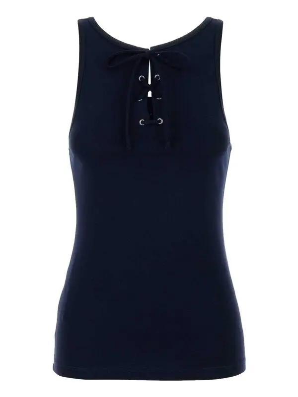Prada Cotton Tank Top - Blue