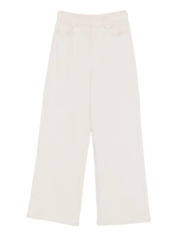 Max Mara Cotton Wide-leg Trousers - Multicolor