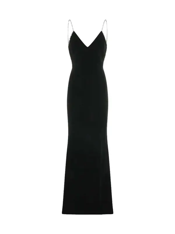 TOM FORD Crystal-embellished Backless Dress - Black