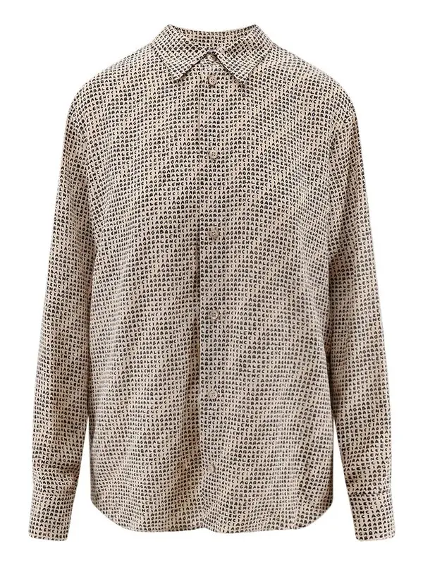 Balenciaga All Over Print Silk Shirt - Multicolor