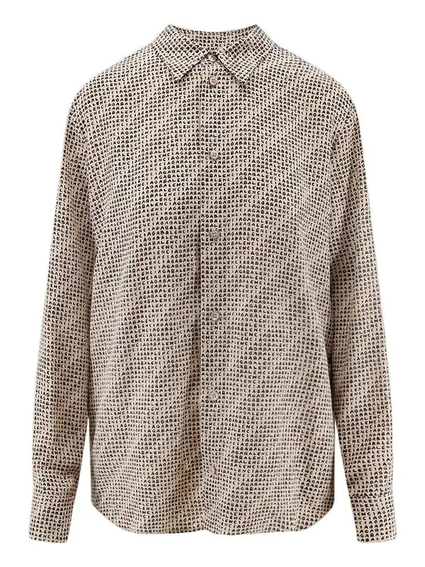 Balenciaga All Over Print Silk Shirt - Multicolor