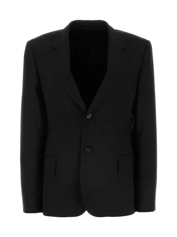 Balenciaga Wool Blazer - Black