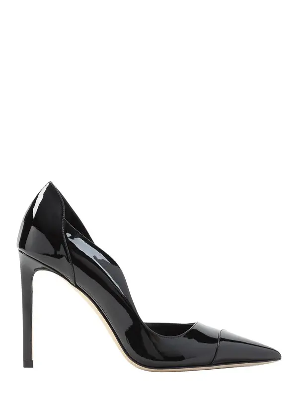 JIMMY CHOO Patent Leather Brigitte 100 Pumps - Black