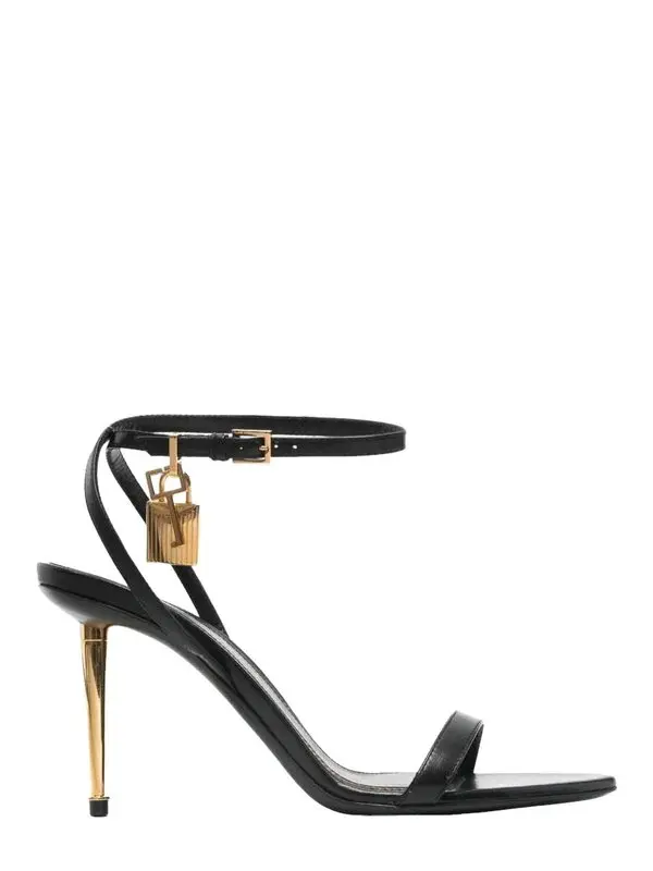 TOM FORD Padlock Ankle-strap Sandals - Black