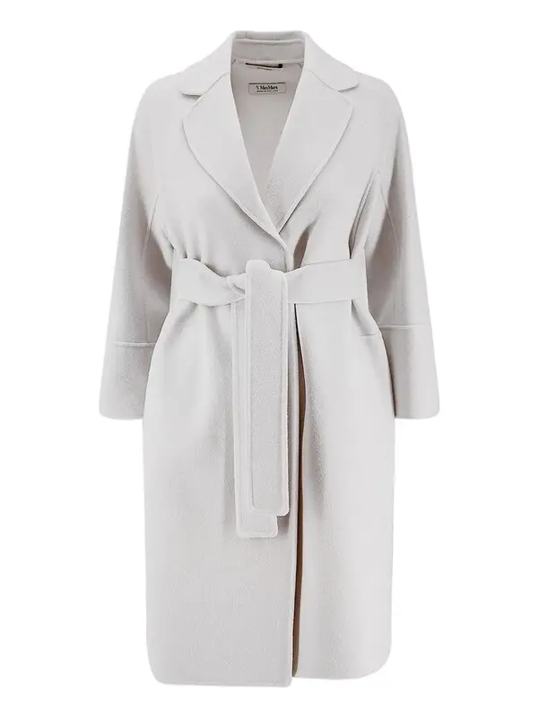 Max Mara Arona Pure Virgin Wool Coat - Cream