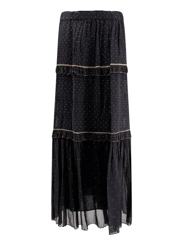 Isabel Marant Étoile Marant Volodia Polka-dots Skirt - Black