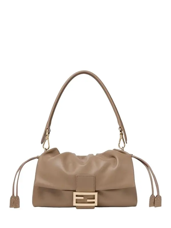 Fendi Baguette Soft Medium Leather Shoulder Bag - Multicolor