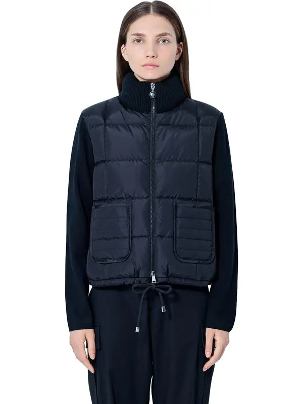 Moncler Padded Zip Vest - Black
