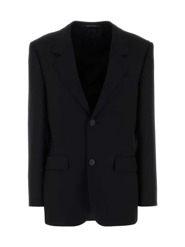 Balenciaga Wool Blazer - Black
