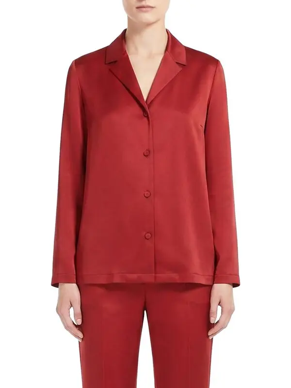 Max Mara Silk Shirt - Red