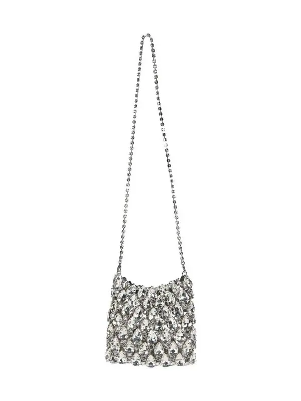 SELF-PORTRAIT Crystal Embellished Clutch - Multicolor