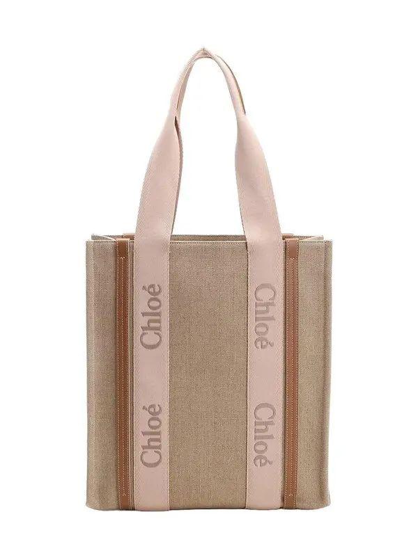 Chloé Woody Tote Bag - Cream