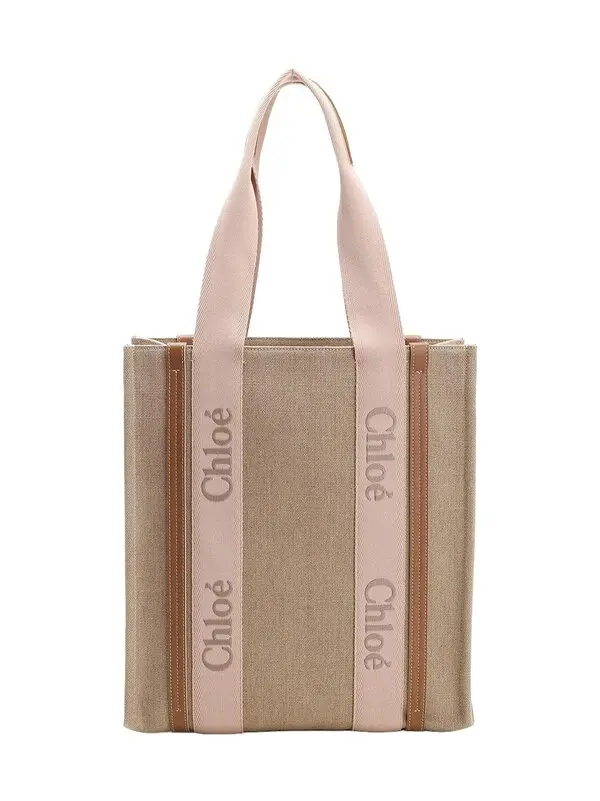 Chloé Woody Tote Bag - Cream