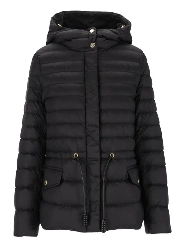 Moncler Short Down Jacket Raies - Black