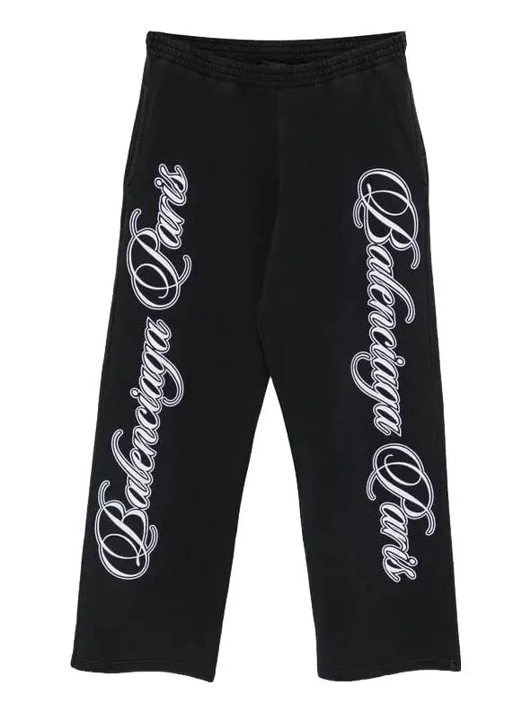 Balenciaga Trousers Track Pants - Black