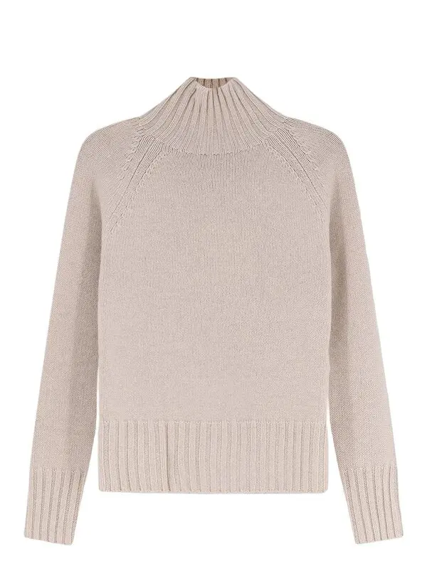 Max Mara Wool And Cashmere Turtleneck Sweater - Multicolor