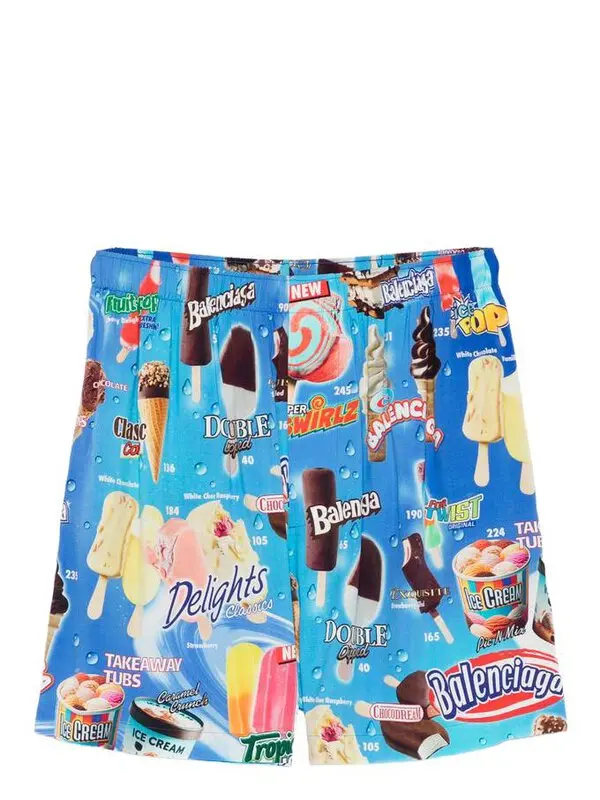 Balenciaga Shorts Bermuda Shorts - Blue