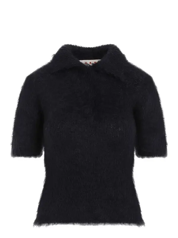 Marni Mohair Polo - Blue