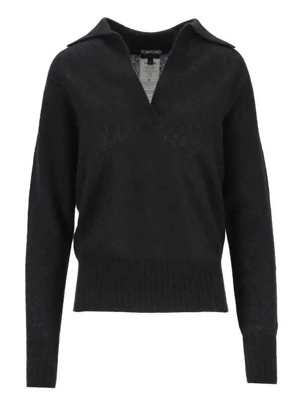 TOM FORD Cashmere And Silk Sweater - Black