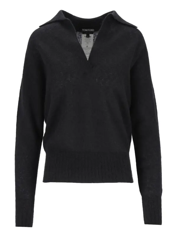 TOM FORD Cashmere And Silk Sweater - Black