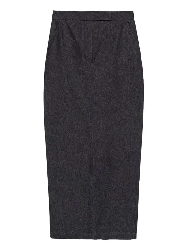 Max Mara Cotton Long Skirt - Multicolor