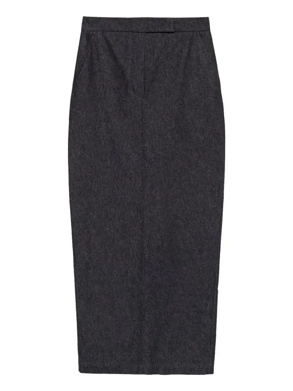 Max Mara Cotton Long Skirt - Multicolor