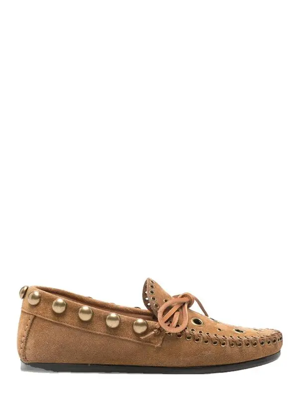 Isabel Marant Étoile Suede Loafers - Brown