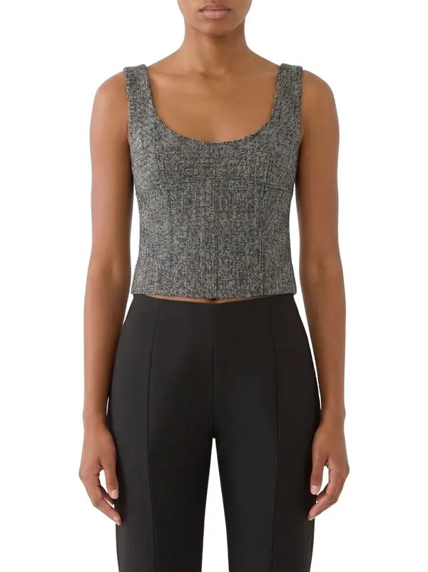 Gucci Wool Crop Top - Black