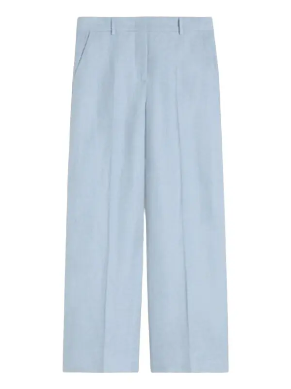 Max Mara Linen Trousers - Blue