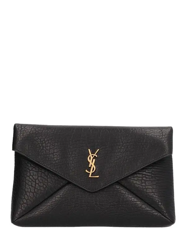 Saint Laurent Large Envelope Pouch - Black