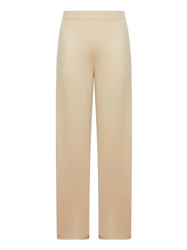 Max Mara Wide Jersey Trousers - Multicolor