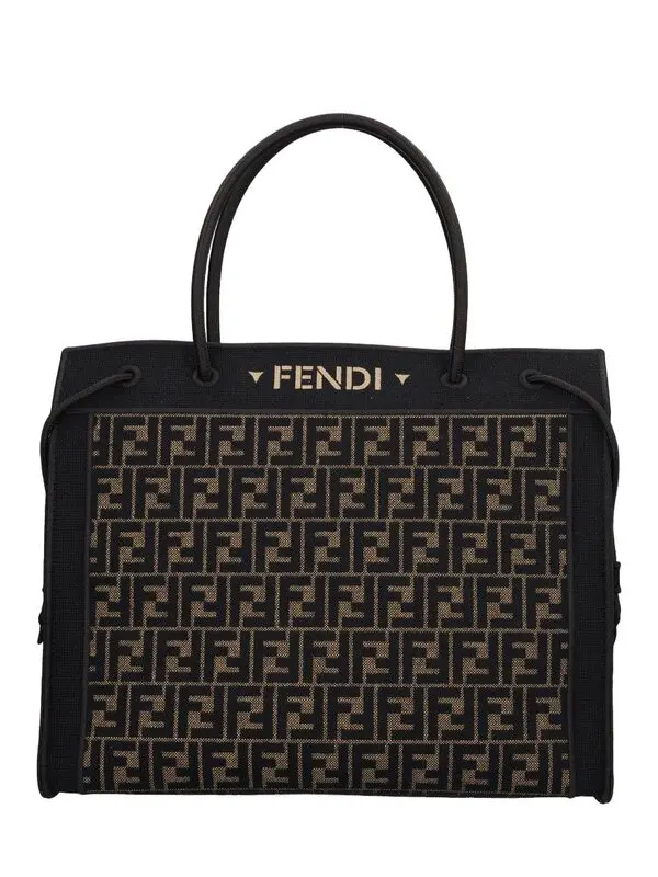 Fendi Large Magic Tote Bag - Brown