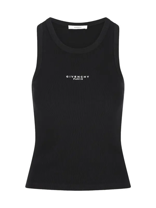 Givenchy Logo Cotton Tank Top - Multicolor