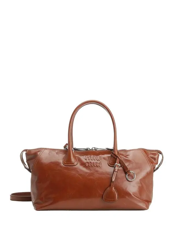 Miu Miu Leather Handbag - Brown
