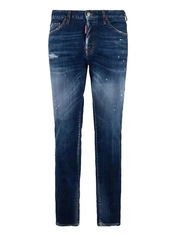 Dsquared2 Straight-leg Denim Trousers - Blue