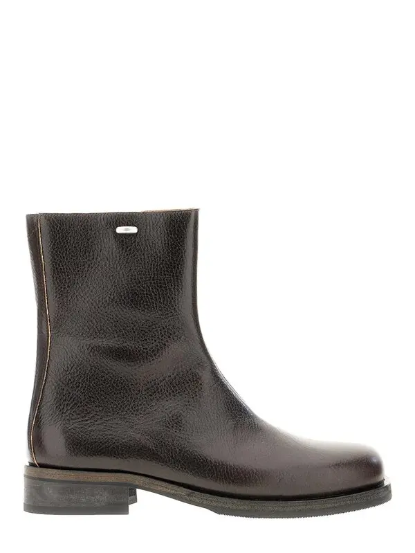 Our Legacy Leather Boots - Multicolor