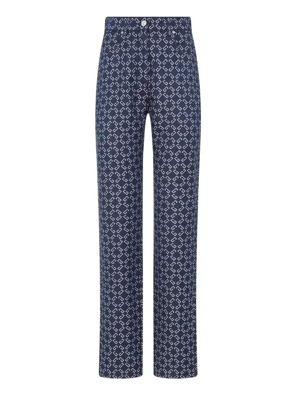 Givenchy Monogram Denim Jeans - Blue